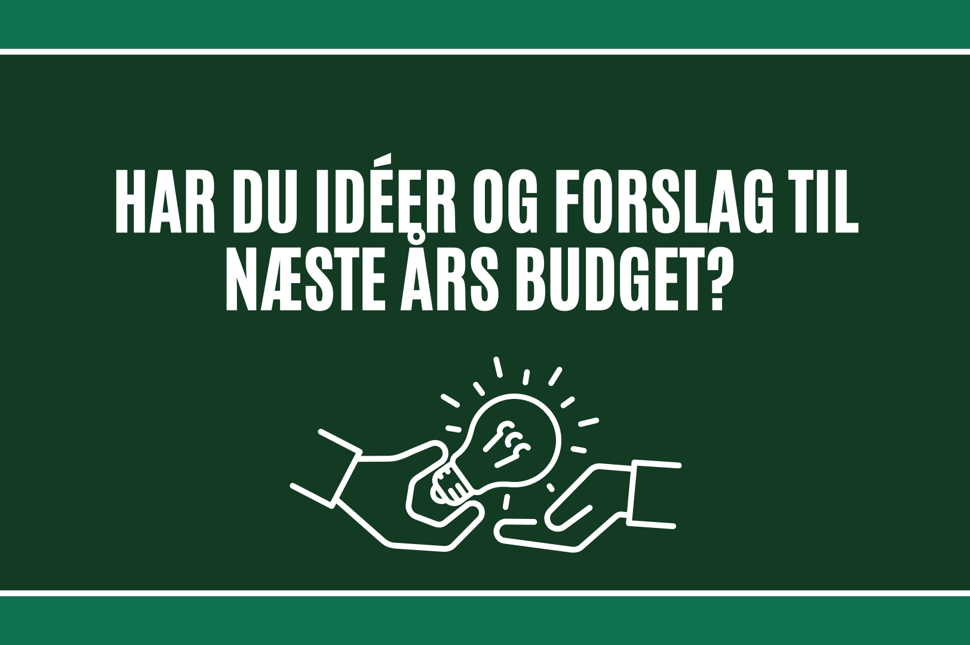 Kom med forslag og idéer til Frederiksberg Kommunes budget for 2026